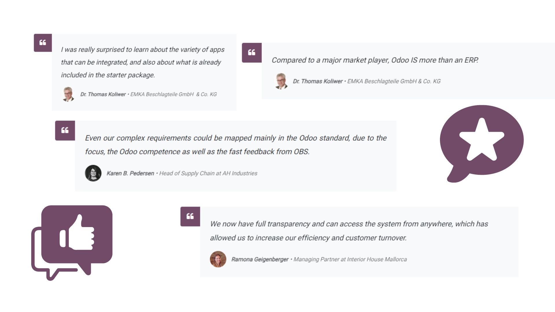 Odoo Review | Customer stories and insights